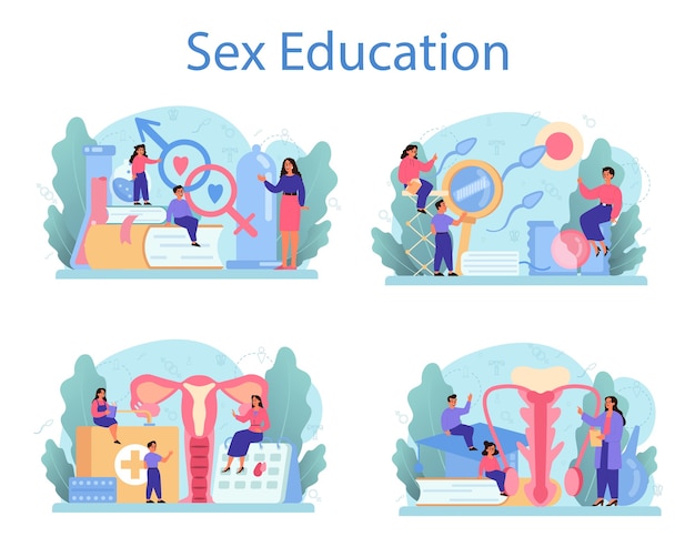 Premium Vector Sexual Education Concept