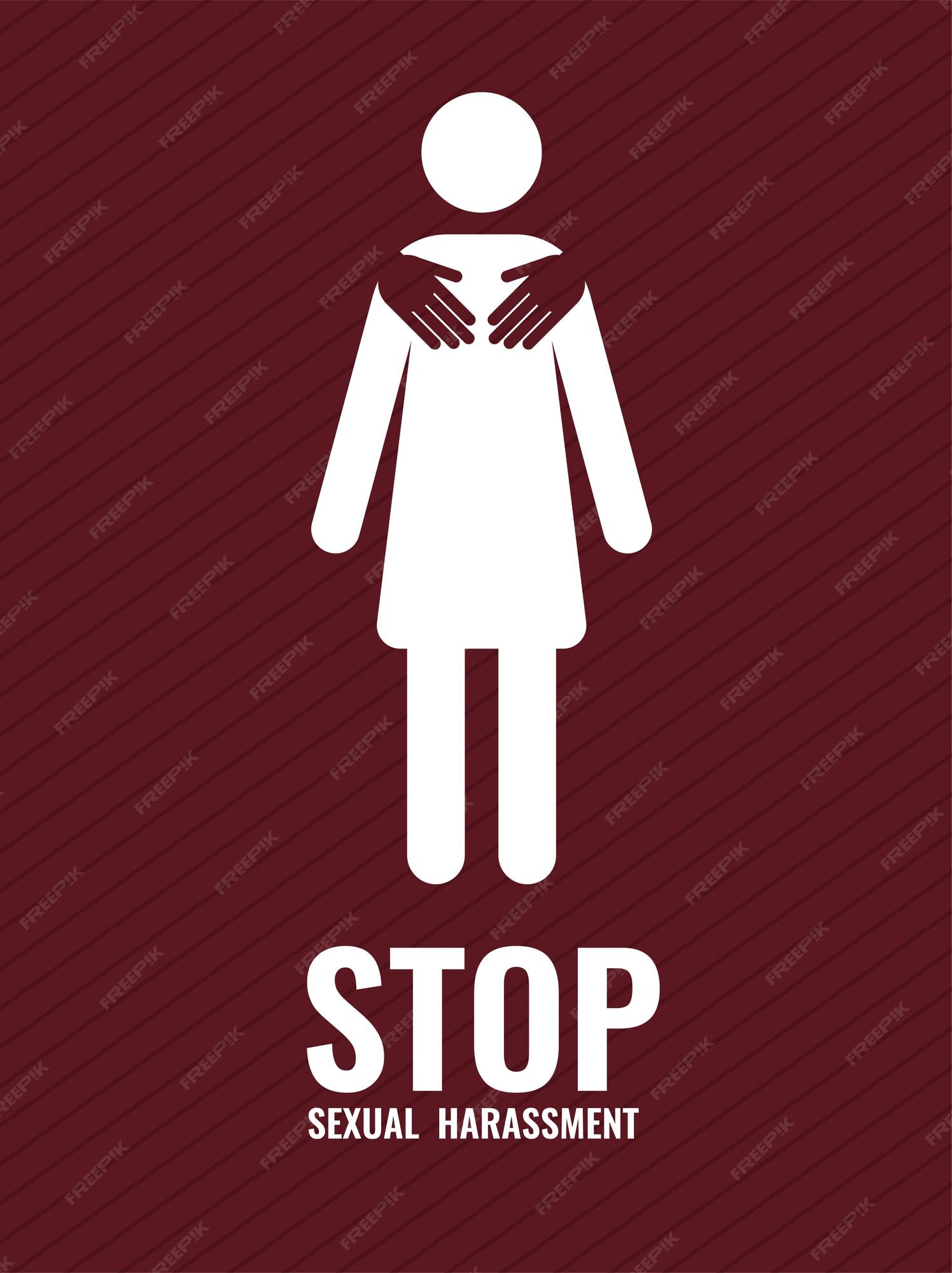 Premium Vector Sexual Violence Poster