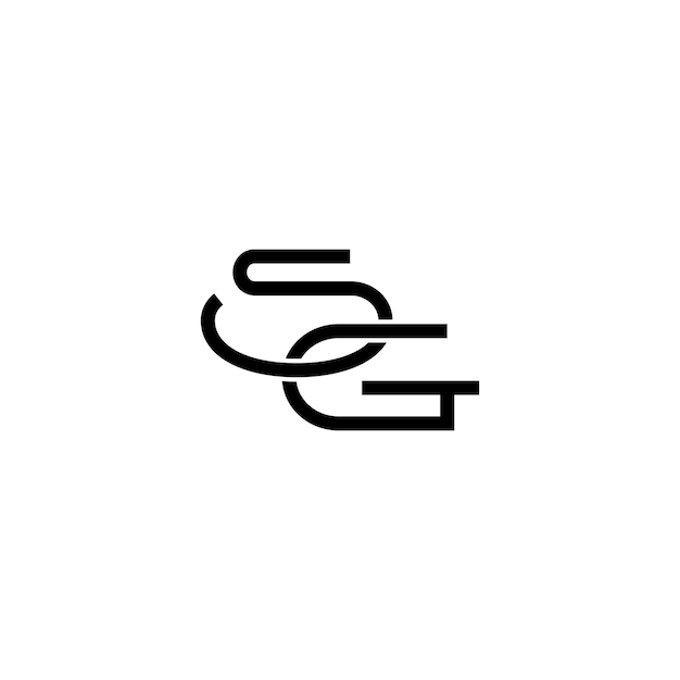 Premium Vector | Sg monogram logo design letter text name symbol ... Premium Vector | Sg monogram logo design letter text name symbol ...