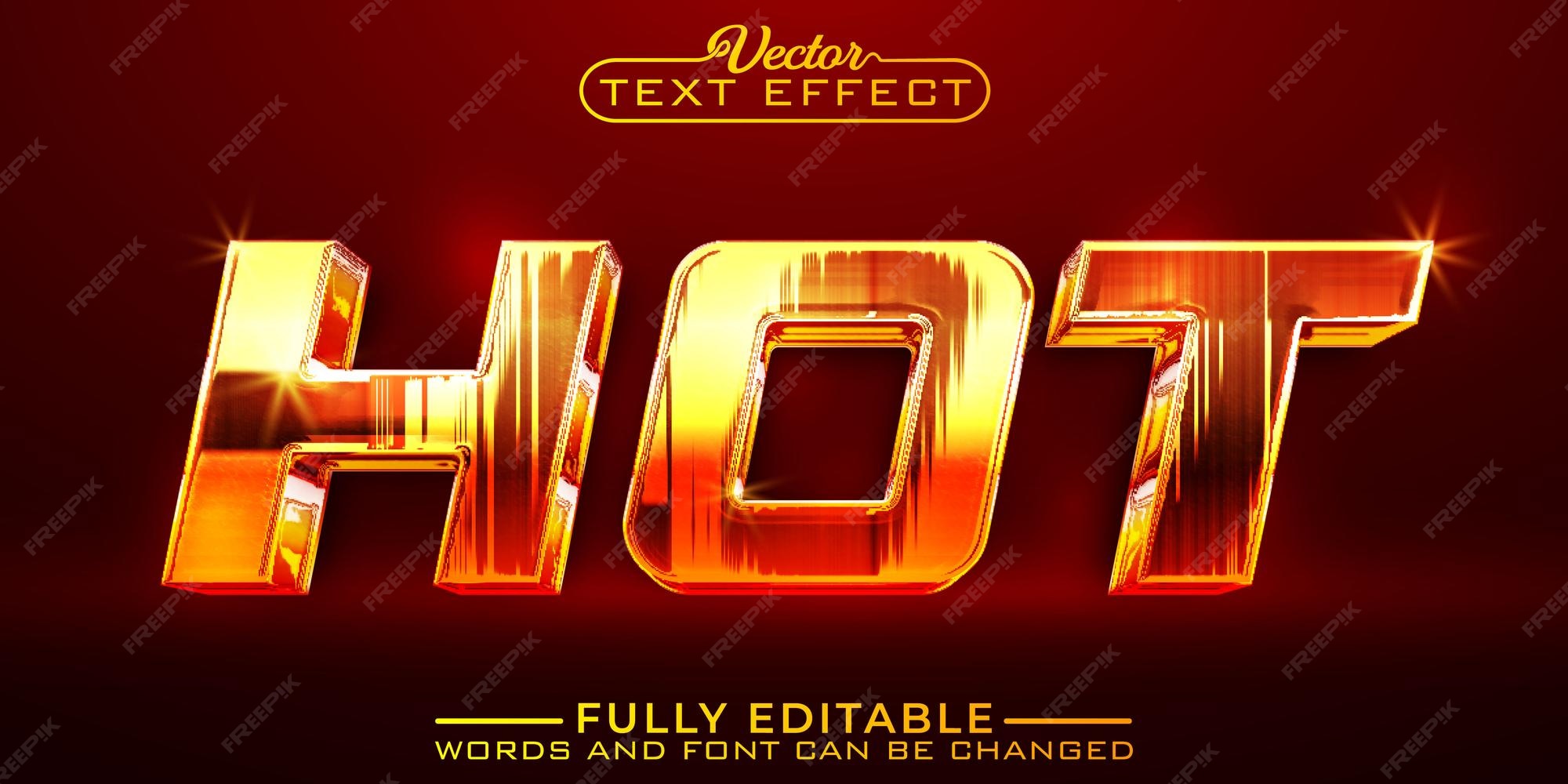 Premium Vector | Shiny Orange Fire Hot Vector Editable Text Effect Template Premium Vector | Shiny Orange Fire Hot Vector Editable Text Effect Template