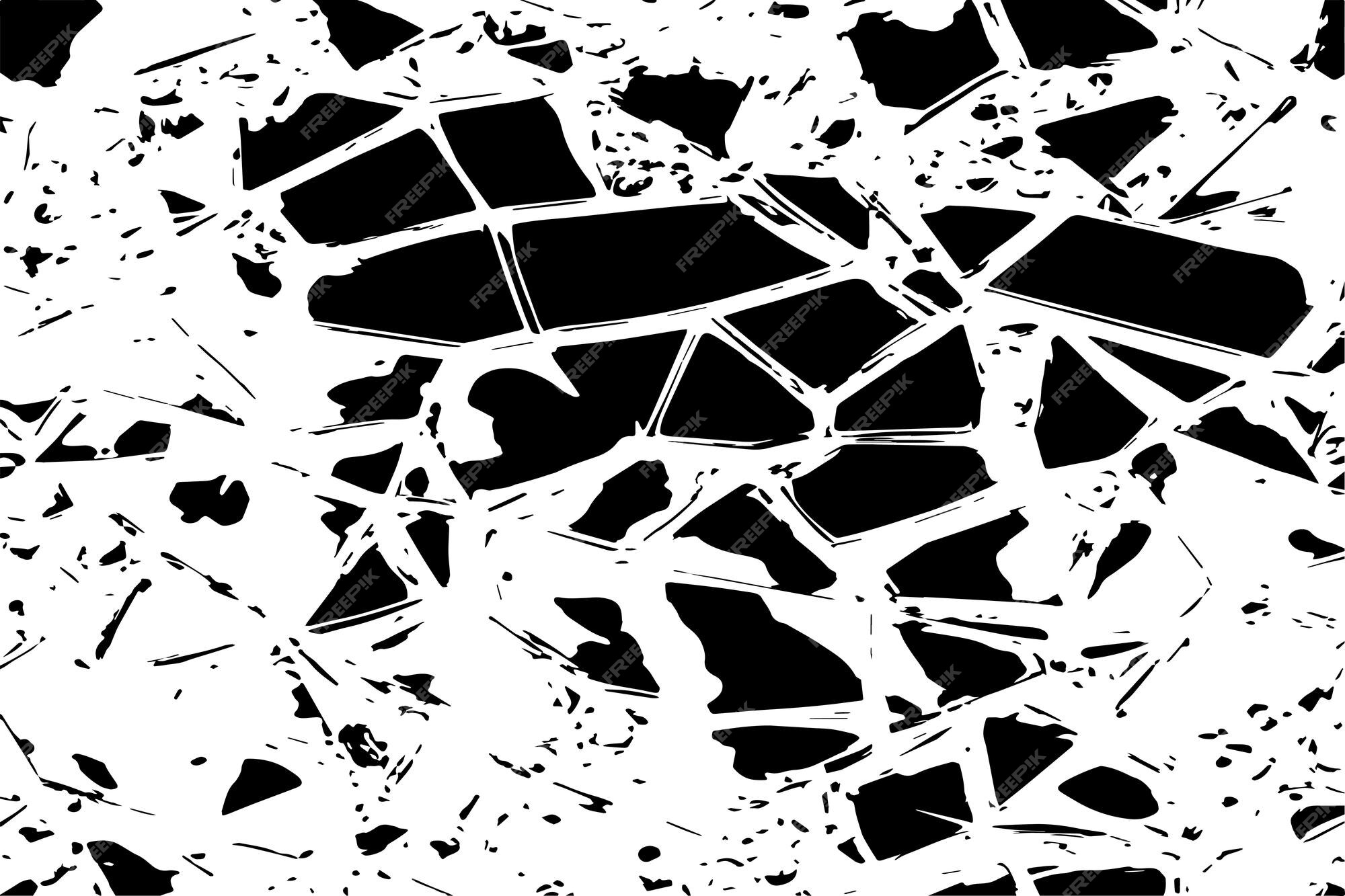 Premium Vector Shiny Surface Texture Broken Glass Effect No Background Or Broken Crystal Like