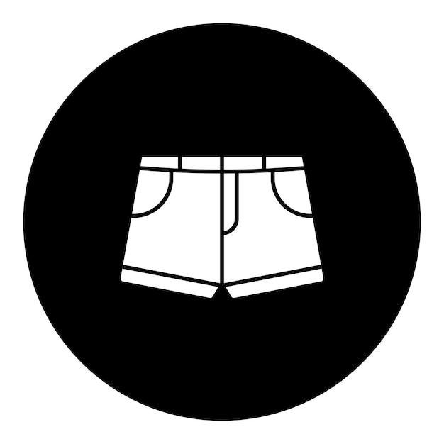 Premium Vector | Shorts icon vector Premium Vector | Shorts icon vector
