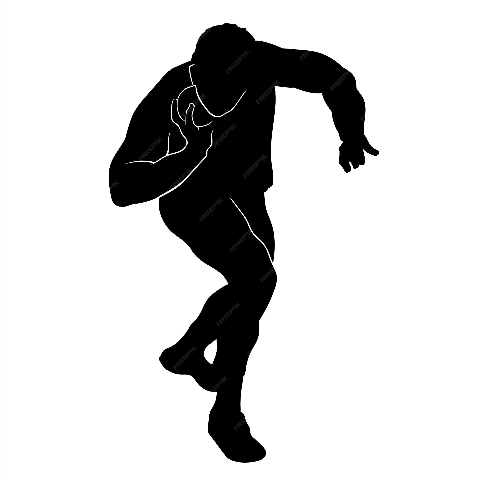 Shot Put Silhouette Shot Put Silhouette