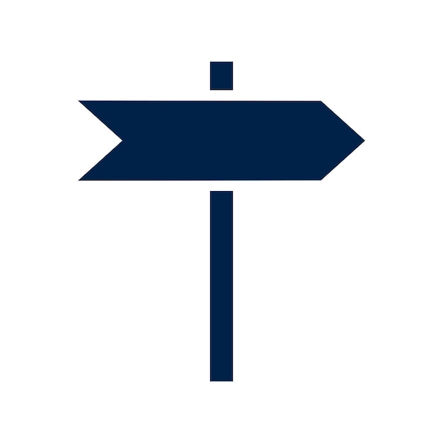 Premium Vector Signpost Icon Direction Sign Vector Trendy Design Template