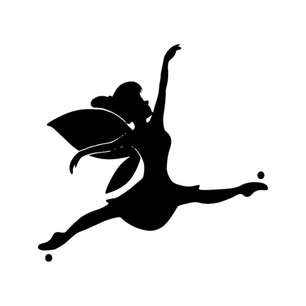Flying Fairy Silhouette Vectors And Illustrations For Free Download