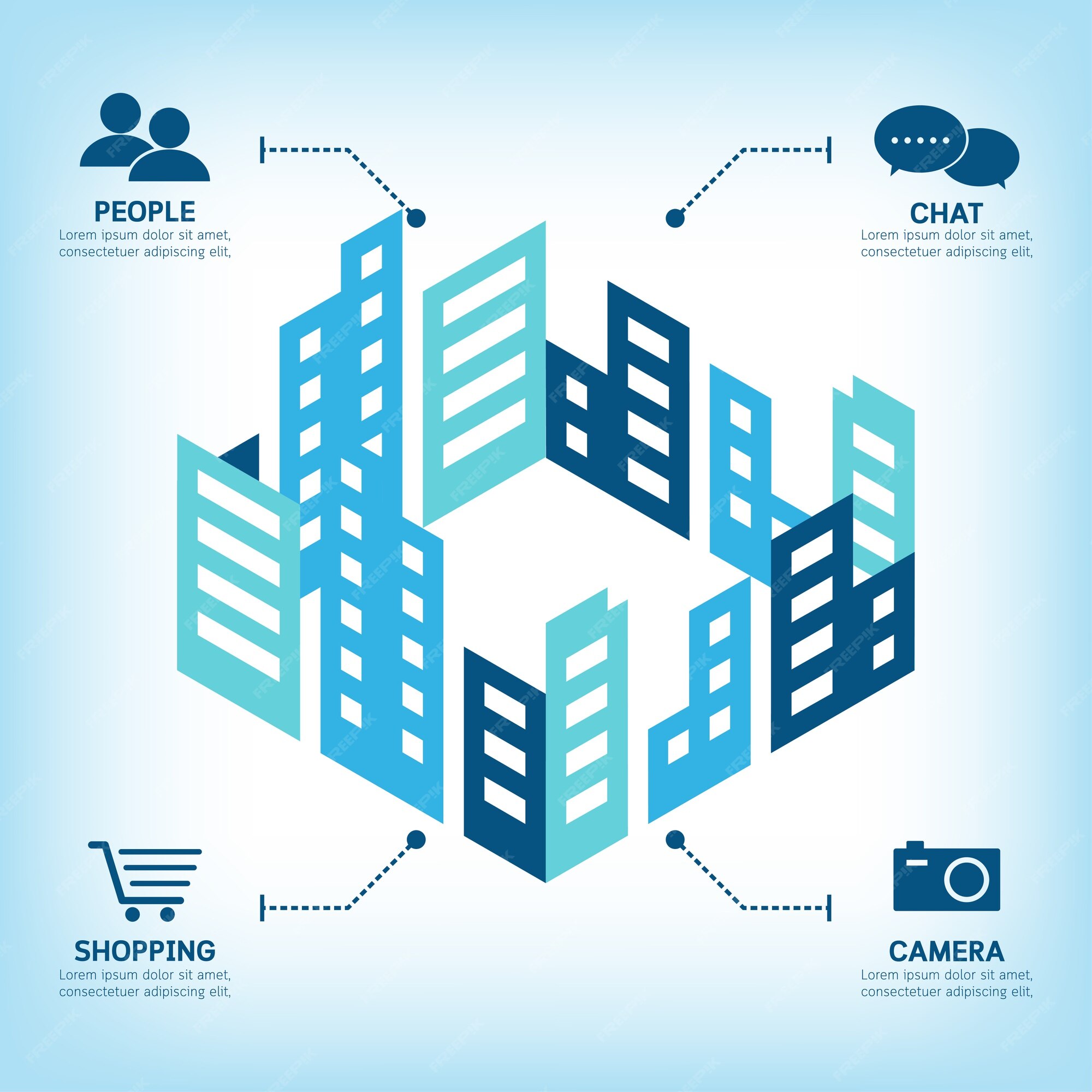 Premium Vector | Simple building infographic template. Isometric concept. Premium Vector | Simple building infographic template. Isometric concept.