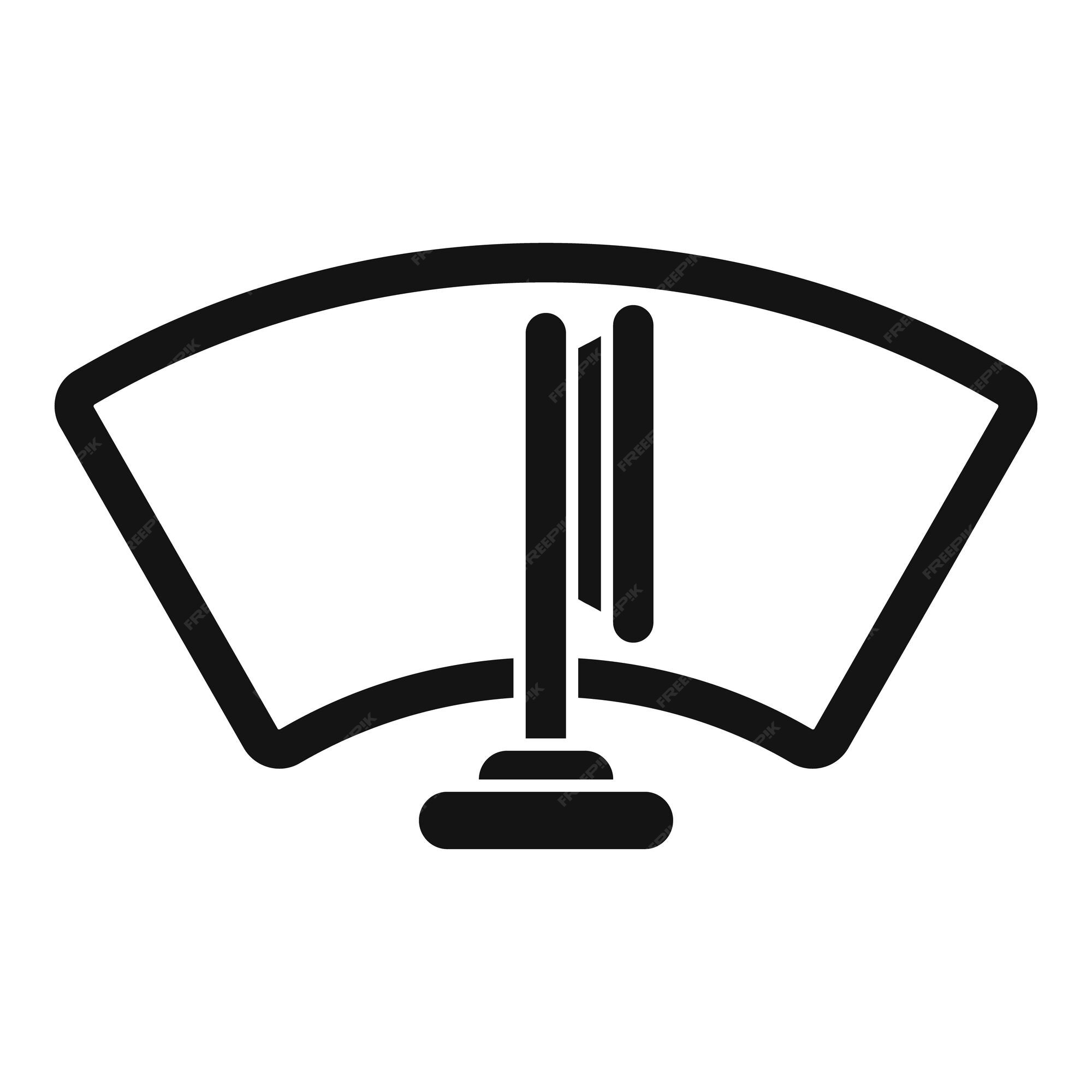 Premium Vector | Simplified illustration of a cars windshield with a ... Premium Vector | Simplified illustration of a cars windshield with a ...