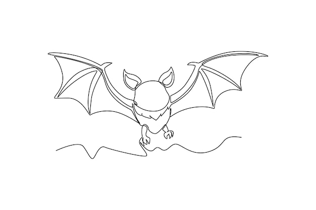 Premium Vector | Single one line drawing mammal animal concept ... Premium Vector | Single one line drawing mammal animal concept ...
