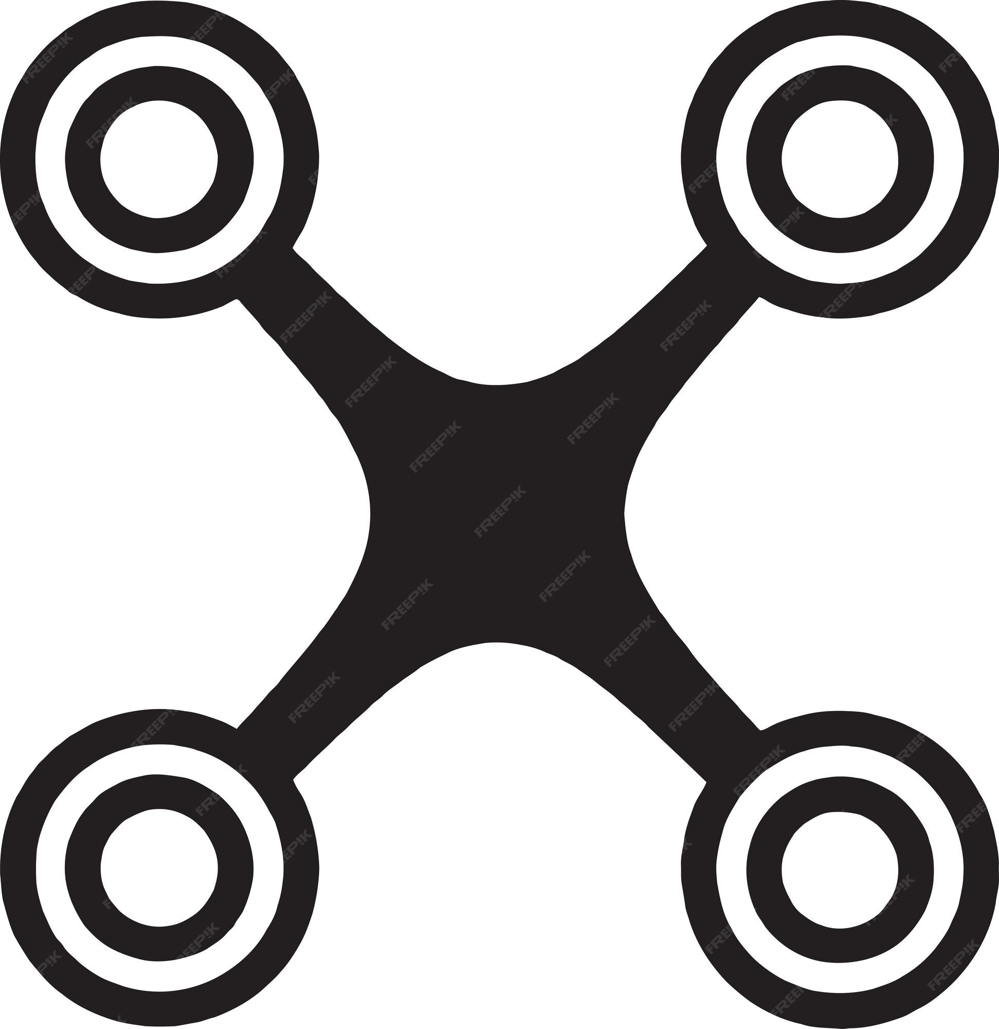 Premium Vector | Skyward soaring drone vector icon logo design Premium Vector | Skyward soaring drone vector icon logo design