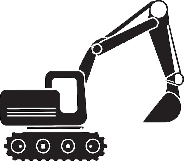 Premium Vector | Sleek excavator logo vector Premium Vector | Sleek excavator logo vector