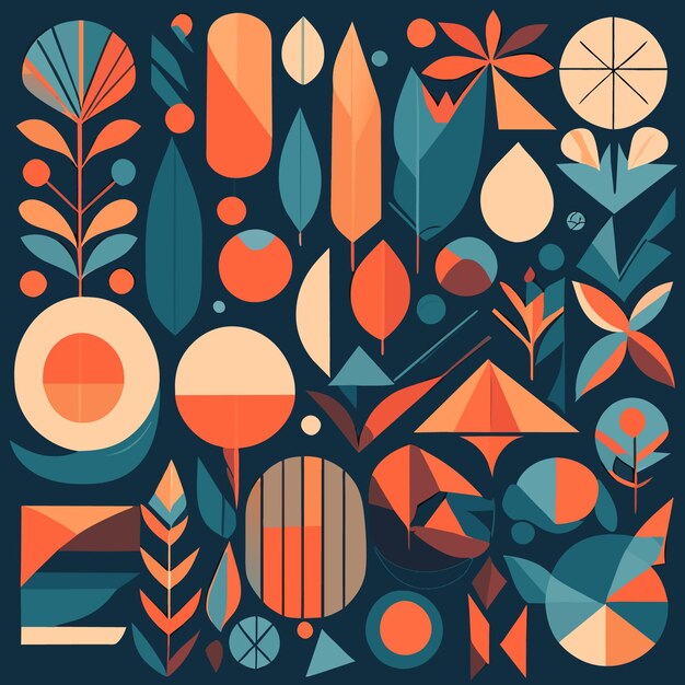 Premium Vector | Sleek geometric vector elements Premium Vector | Sleek geometric vector elements