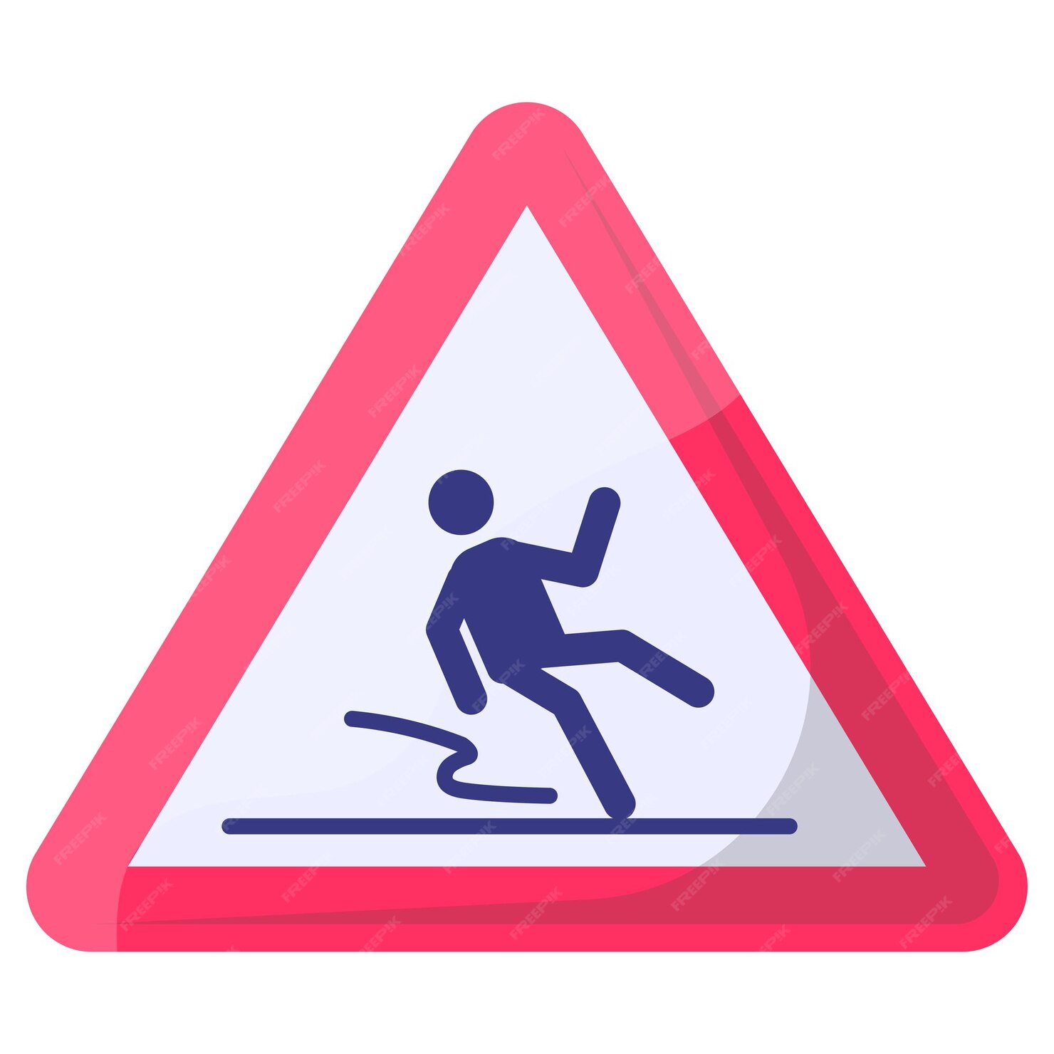 Premium Vector | Slippery floor red triangle concept wet floor alter ... Premium Vector | Slippery floor red triangle concept wet floor alter ...