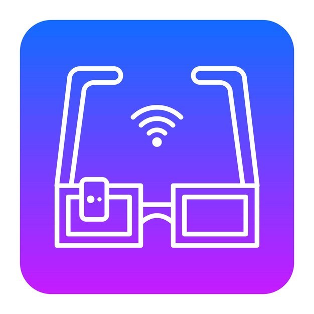 Premium Vector | Smart Glasses Vector Illustration Premium Vector | Smart Glasses Vector Illustration