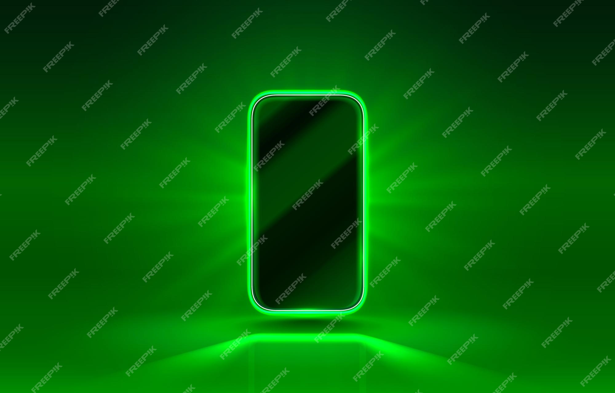 Premium Vector Smartphone Mobile Screen Technology Mobile Display Light Vector Illustration