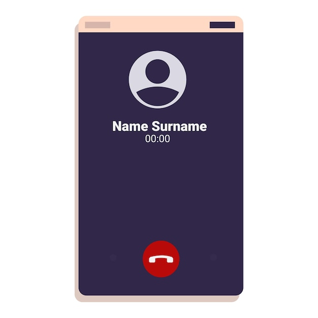 Premium Vector | Smartphone showing incoming call from unknown number ... Premium Vector | Smartphone showing incoming call from unknown number ...