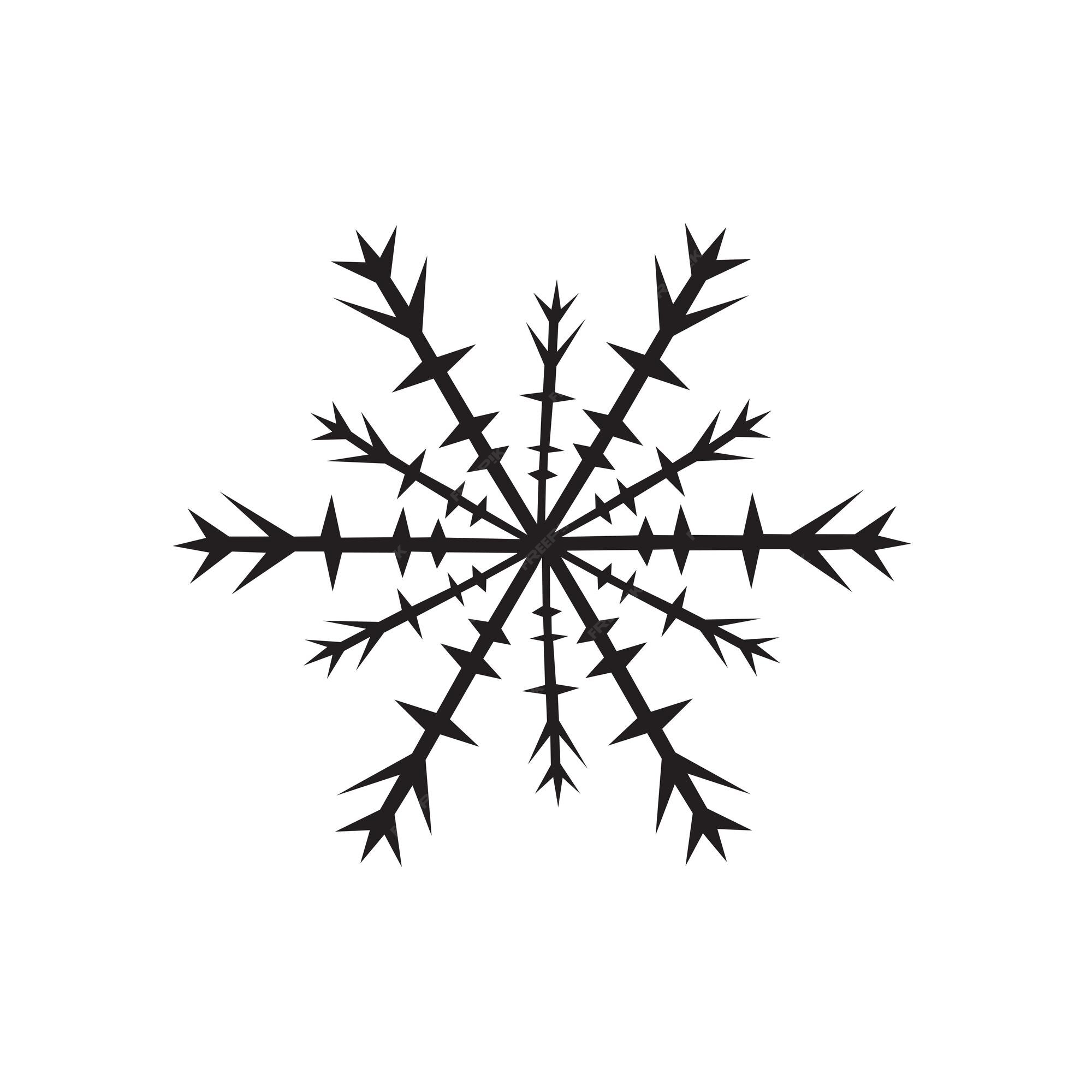 Premium Vector | Snow flower vector illustration design Premium Vector | Snow flower vector illustration design
