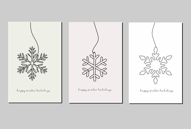 Premium Vector | Snowflake continuous one line drawing Premium Vector | Snowflake continuous one line drawing