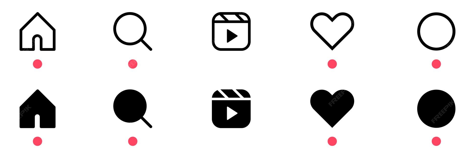 Premium Vector | Social media buttons Vector icon Premium Vector | Social media buttons Vector icon