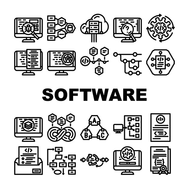 Software icons Vectors & Illustrations for Free Download | Freepik