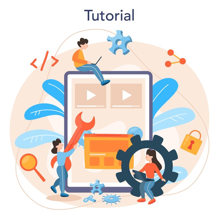 Premium Vector | Software developer online service or platform idea of ...