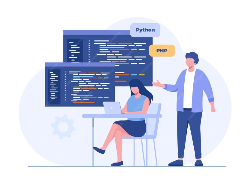 Premium Vector | Software development web programming languages css ...