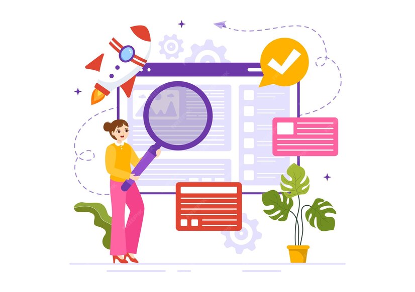 Premium Vector Software Testing Vector Illustration With Application