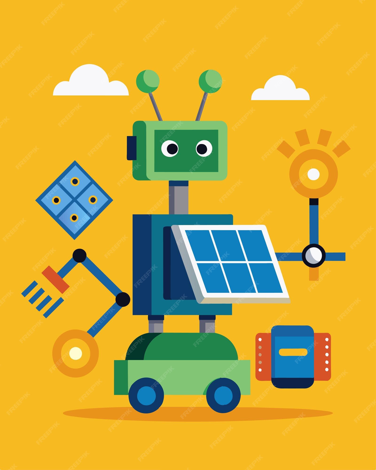 A solarpowered robotics kit that allows students to build and program ...