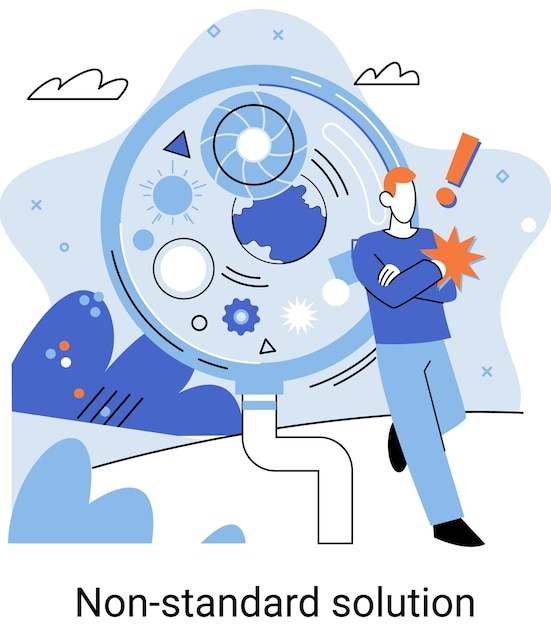 Premium Vector | Solution solving problem answer to question or ... Premium Vector | Solution solving problem answer to question or ...