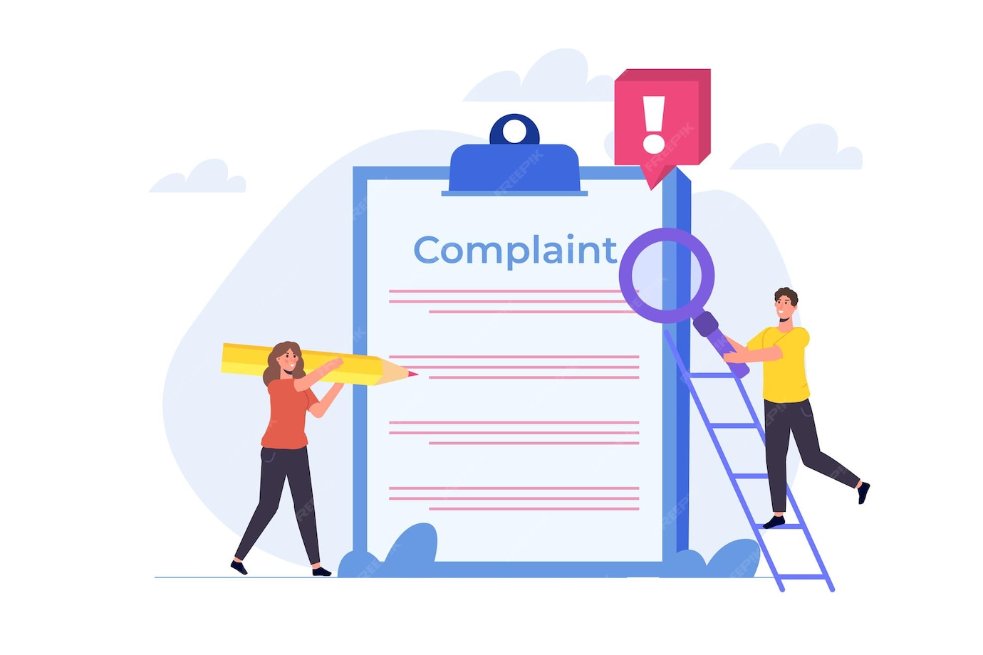 Premium Vector | Somplaint form online concept vector illustration Premium Vector | Somplaint form online concept vector illustration