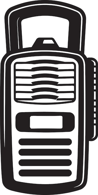Sophisticated Vector Graphic of a Walkie Talkie with Modern Design and ... Sophisticated Vector Graphic of a Walkie Talkie with Modern Design and ...