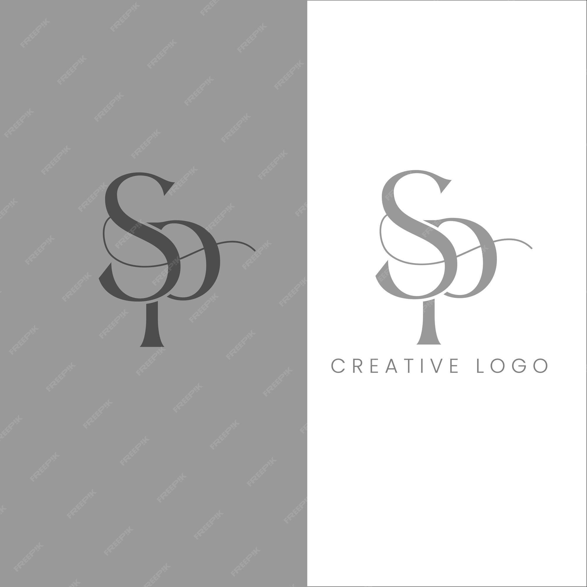 Premium Vector | Sp initial letter logo design Premium Vector | Sp initial letter logo design