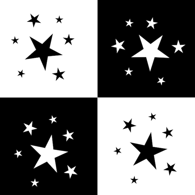 Premium Vector | Sparkles icon set in flat style Vector illustration Premium Vector | Sparkles icon set in flat style Vector illustration