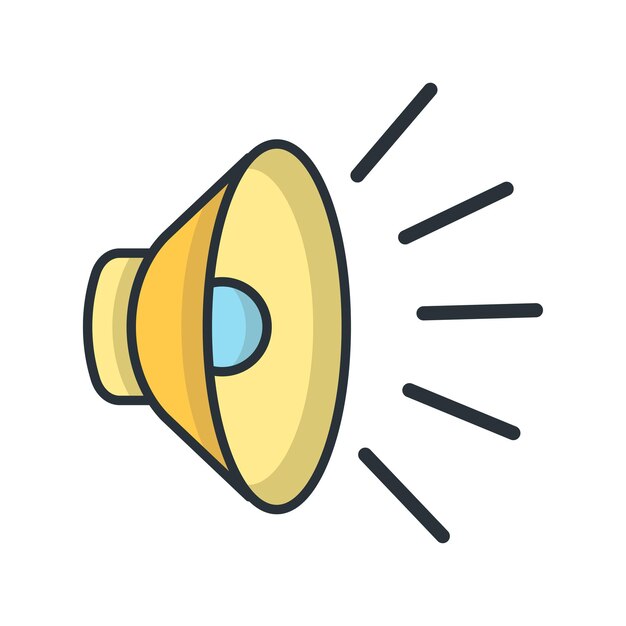 Premium Vector | Speaker icon vector on trendy design Premium Vector | Speaker icon vector on trendy design