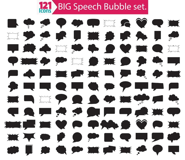 Premium Vector | Speech Bubble set Comic speech bubbles Talk bubble ... Premium Vector | Speech Bubble set Comic speech bubbles Talk bubble ...