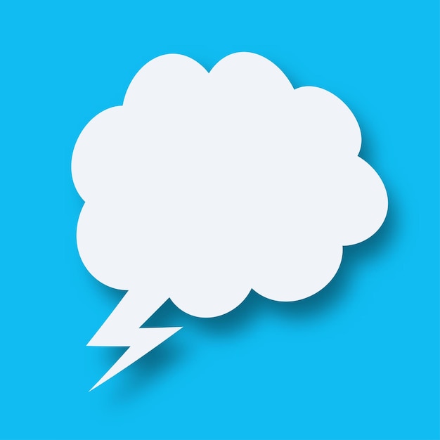 Premium Vector | Speech bubble vector white color Premium Vector | Speech bubble vector white color