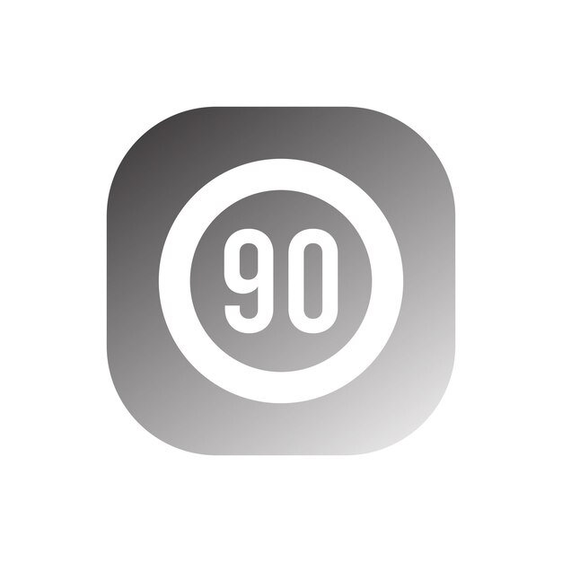 Premium Vector | Speed limit sign icon vector Premium Vector | Speed limit sign icon vector