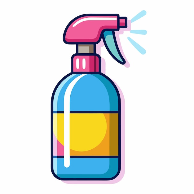Premium Vector | Spray bottle clipart cartoon style vector illustration Premium Vector | Spray bottle clipart cartoon style vector illustration