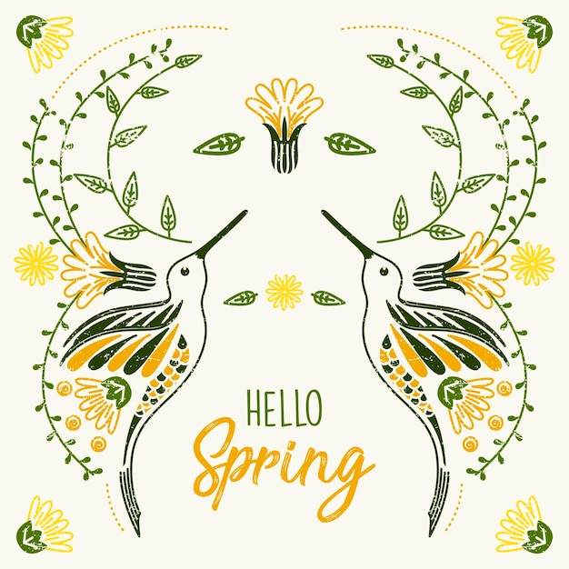 Premium Vector | Spring radiant sun flowers Premium Vector | Spring radiant sun flowers