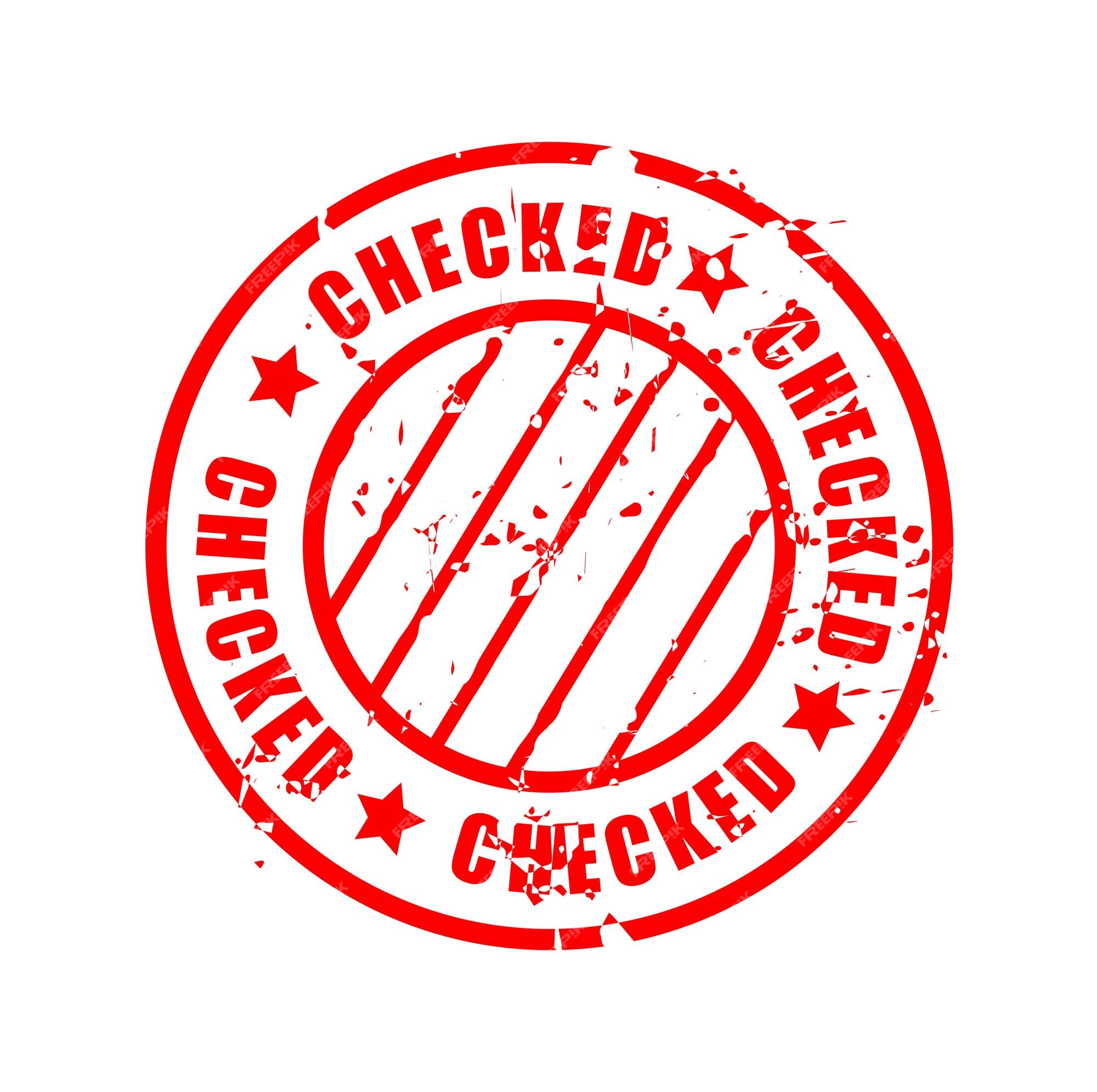 Premium Vector | Stamp checked stamp vector stamp illustrator Premium Vector | Stamp checked stamp vector stamp illustrator