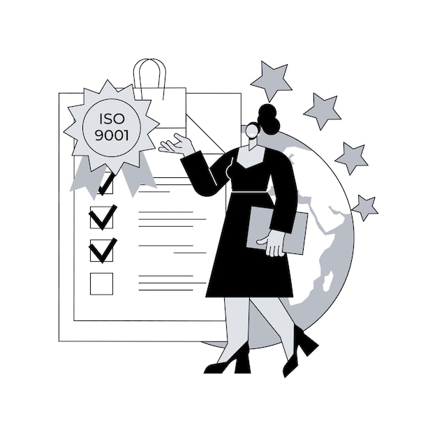 Premium Vector Standard For Quality Control Abstract Concept Vector