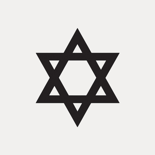 Premium Vector | Star of David symbol illustration Premium Vector | Star of David symbol illustration