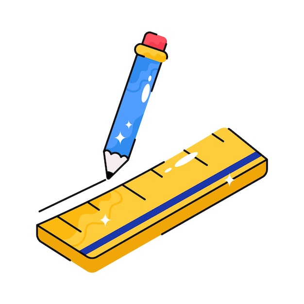 Premium Vector Stationery Doodle Vector Filled Outline Sticker Eps 10
