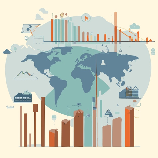 Statistics symbols summation symbol trees earth vector illustration ... Statistics symbols summation symbol trees earth vector illustration ...
