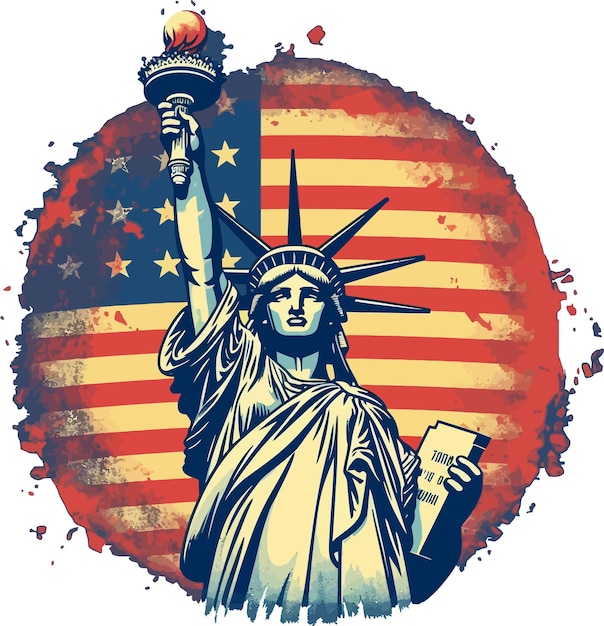 Premium Vector | Statue of liberty Premium Vector | Statue of liberty