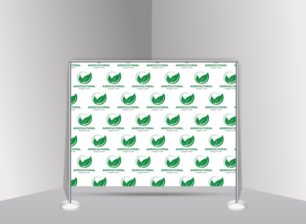 Premium Vector | Step and repeat banner design template Premium Vector | Step and repeat banner design template
