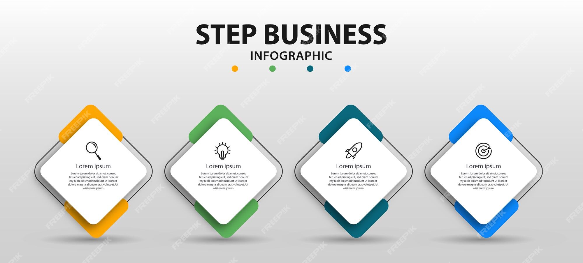 Premium Vector | Steps timeline infographics design Premium Vector | Steps timeline infographics design