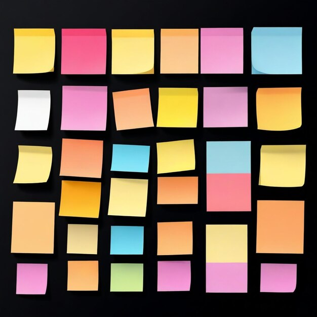 Sticky Notes vector set white background isolated | Premium AI ... Sticky Notes vector set white background isolated | Premium AI ...