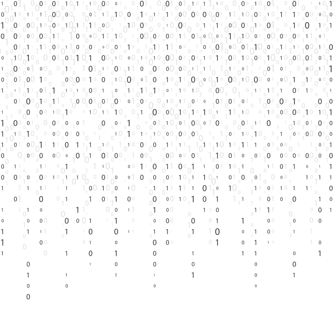 Premium Vector | Stream binary code Binary code matrix Background on screen from numbers 0 and 1 ...