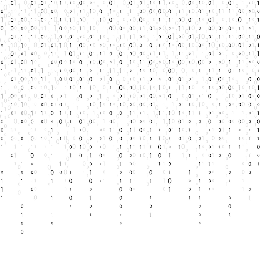 Premium Vector Stream Binary Code Binary Code Matrix Background On