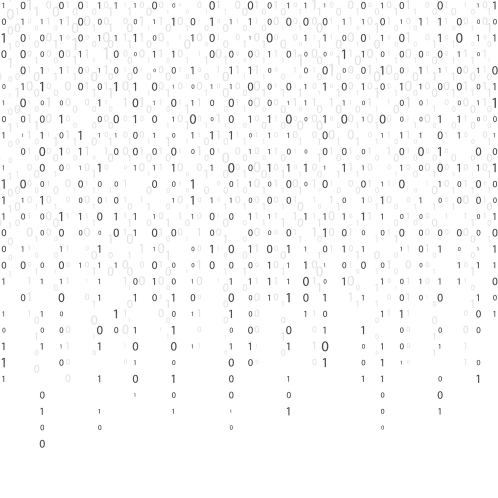 Premium Vector Stream Binary Code Binary Code Matrix Background On 7669